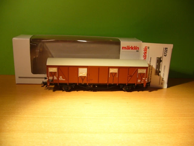 MÄRKLIN 47328 GEDECKTER Güterwagen Hbs-61/Glmms der DB in H0 EUR 16,89 - PicClick DE