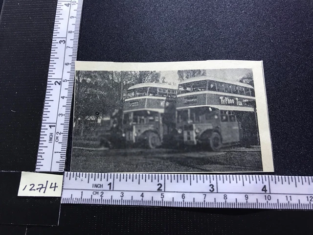 WARTIME GUY ARAB double decker bus Torquay 1952 cutting Devon General ...