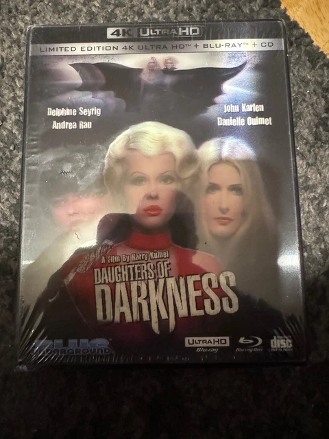 Rare Daughters Of Darkness Usa 4k Uhd Blu Ray Neuf Étui Lenticulaire 3d