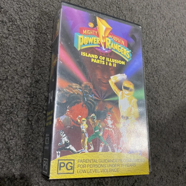 MIGHTY MORPHIN' POWER Rangers VHS - 1995-vol 14- Island of Illusion ...