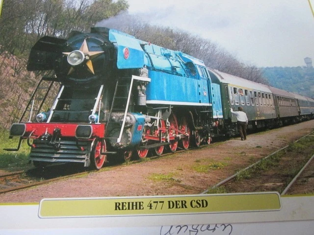EISENBAHN FAKTEN 8 Tschechien Baureihe 477 der CSD 1954 EUR 3,55 ...