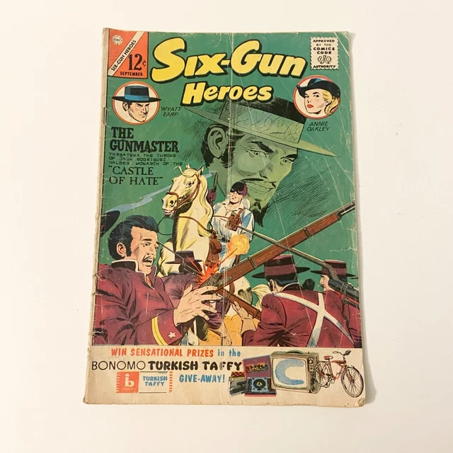 VINTAGE 1963 SIX Gun Heroes Castle of Hate Comic Book Charlton Comics ...