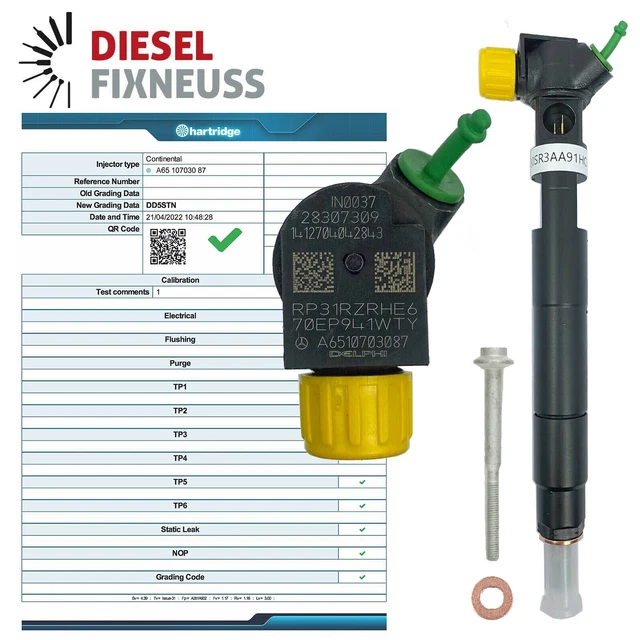 MERCEDES SPRINTER W906 313 Cdi 2.1 Om651 Fuel Injector A6510703087 ...