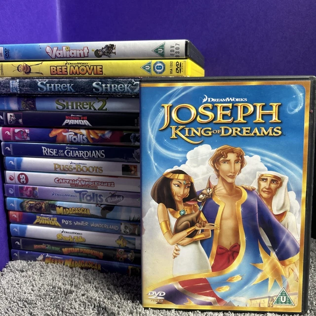 DREAMWORKS, DVD BUNDLE, 16 Animated Unique Films, Shrek, Bee Movie ...
