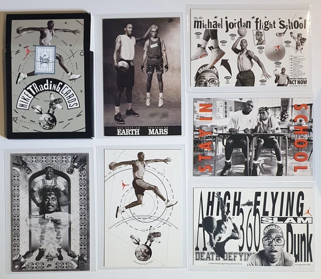 1991 NIKE MICHAEL Jordan & Spike Lee Trading Card (Complete Set of 6 ...