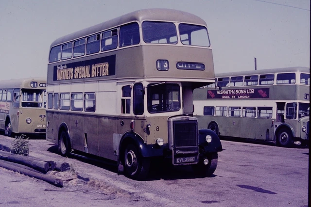 1970 ORIGINAL BUS Slide City of Lincoln Buses DVL 356E Ref 3623 £4.99 ...