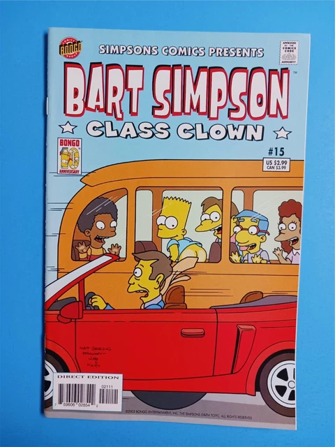 SIMPSONS FUMETTI PRESENTA BART SIMPSON 15 autobus lunario Skinner ...
