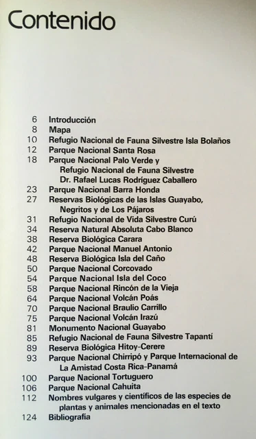 MARIO A. BOZA : Guía de los parques Nacionales de Costa Rica (1984) EUR ...