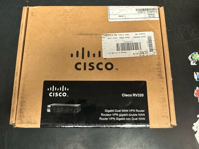 CISCO RV320 GIGABIT Dual WAN VPN Router RV320-K9 OPEN BOX SN ...