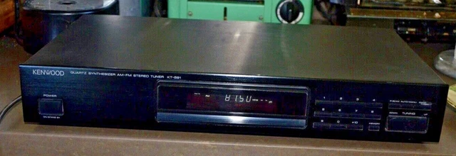 KENWOOD KT-591 QUARTZ Synthesizer AM-FM Stereo Tuner EUR 20,75 - PicClick IT