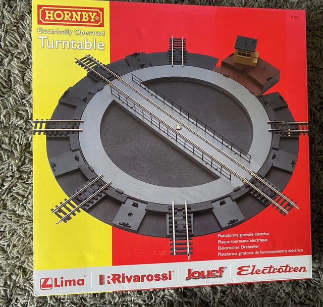 HORNBY R070 ELECTRICALLY Operated Turntable HO Scale Model Railway NEW ...