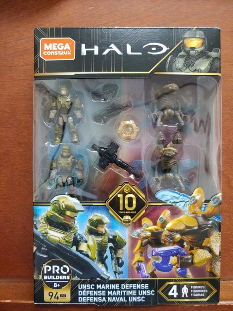 MEGA CONSTRUX HALO Pro Builders ~ UNSC Marine Defense Set ~ 94 Pieces ...