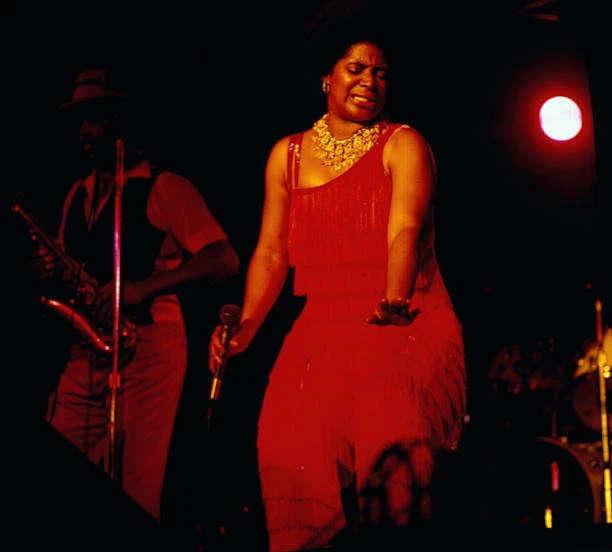 SINGER CARLA THOMAS On Stage Circa Old Photo $9.00 - PicClick AU