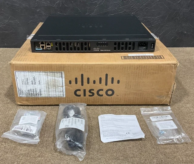 CISCO ISR 4331 Bundle ISR4331-VSEC K9 Voice Security router GigE rack ...