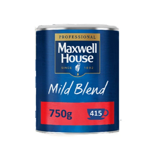 MAXWELL HOUSE MILD Blend Instant Coffee Powder Tin 750g - 415 Servings ...