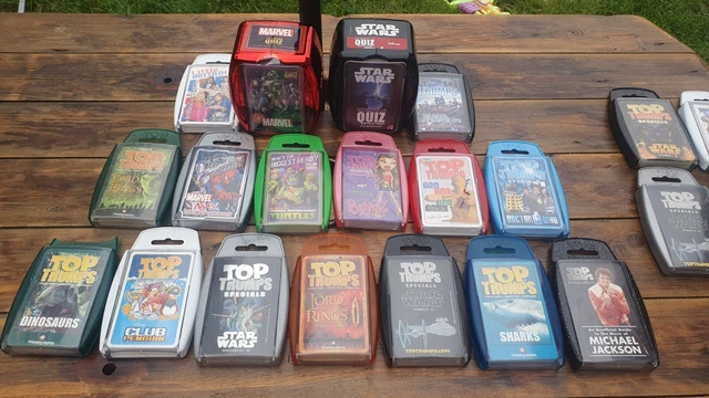 TOP TRUMPS COLLECTION Star Wars LEGO Lotr Muppets Doctor Who Marvel ...