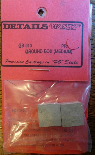 DETAILS WEST 910 x HO Ground Box Medium EUR 4,39 - PicClick FR
