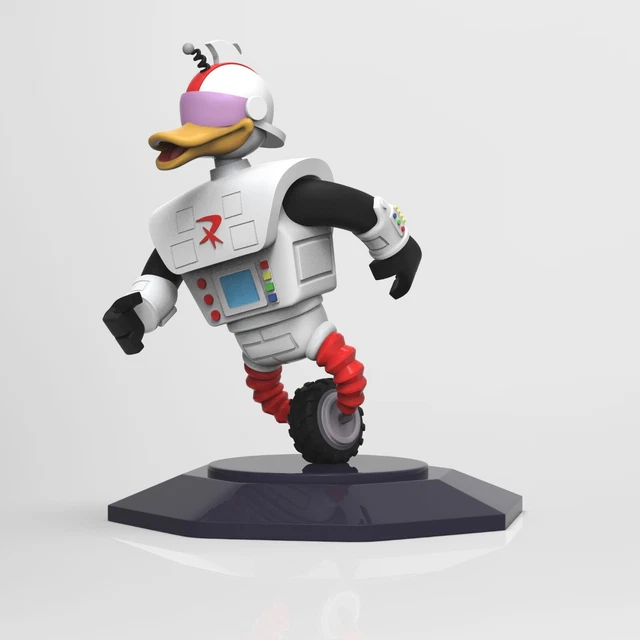 UNPAINTED GIZMODUCK DUCK Tales Darkwing 3D Printed Model Kit 8" Tall (6 ...