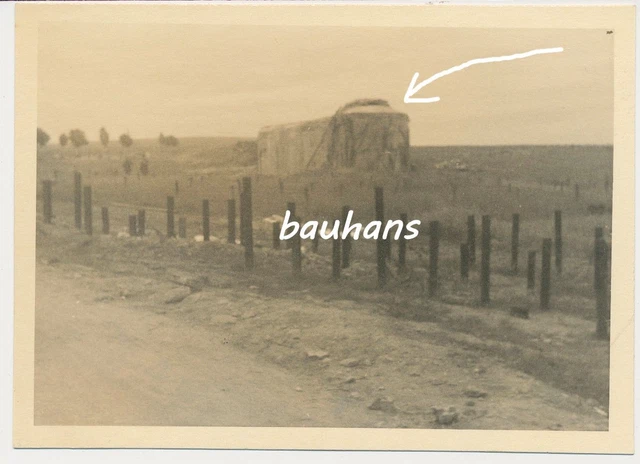 FOTO FRANKREICH-BELGISCHE GRENZE Maginot Linie-Bunker - Pz.Jg.Abt.230 ...