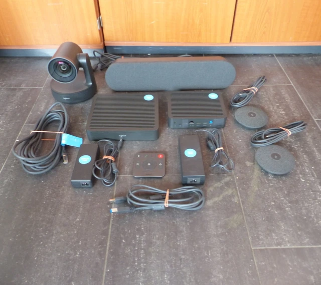 LOGITECH RALLY VIDEOKONFERENZSYSTEM Table Hub Display Hub 2x Rally Mic ...