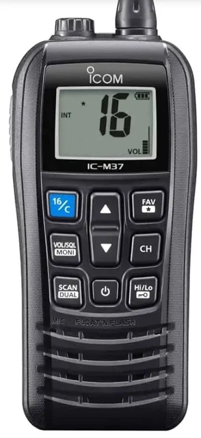 ICOM IC-M37 Handheld VHF Marine 2-Way Radio - Waterproof and Floats UK 37/M2 £180.00 - PicClick UK