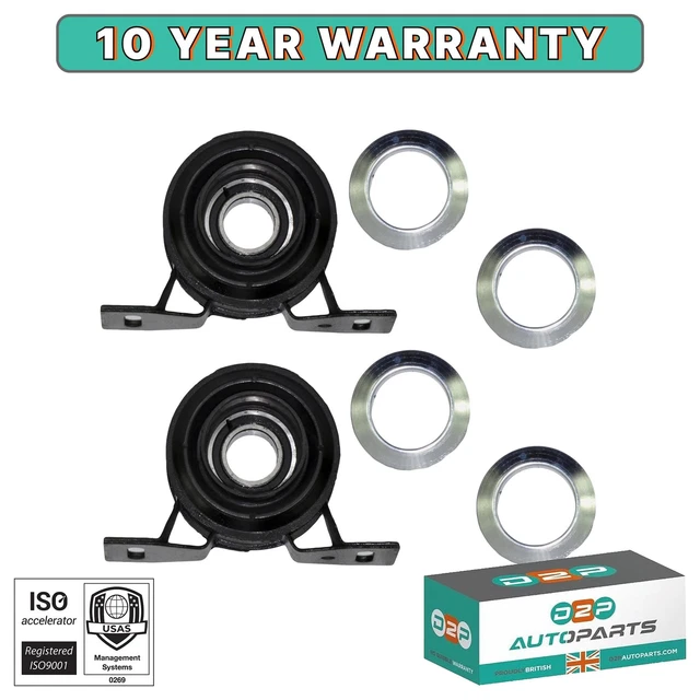 PROPSHAFT BEARINGS CENTRE 30Mm X2 Pair Toq000040 For Land Rover ...