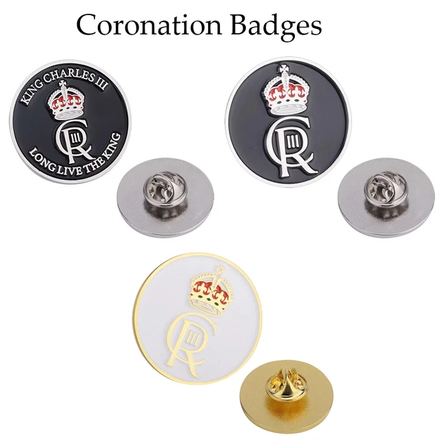 KING CHARLES III Coronation Lapel Pin Badge £2.89 - PicClick UK