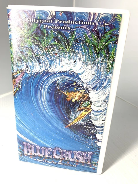 RARE VTG SURFING VHS Surf Film Blue Crush By Bill Ballad Woman’s ...