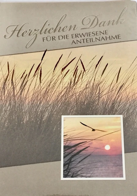 10 TRAUERKARTEN DANKSAGUNGSKARTEN Mit Umschlag, Danksagungen, Trauer ... 10 TRAUERKARTEN DANKSAGUNGSKARTEN Mit Umschlag, Danksagungen, Trauer ...