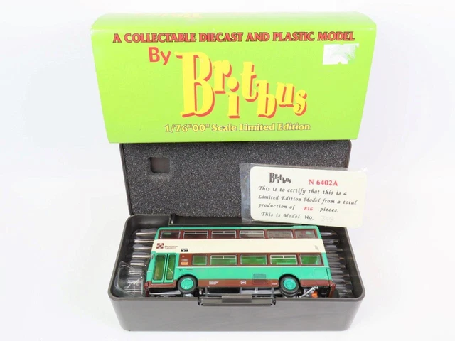 BRITBUS N6402-A SCANIA Metropolitan Sgl Door Dbl Deck Fleet 4065 - 1:76 ...