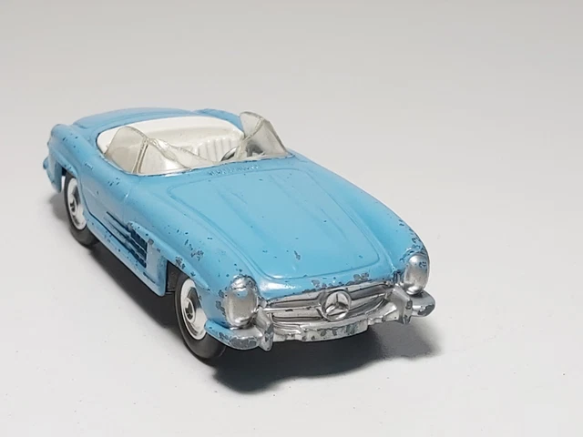 CORGI TOYS 303 DieCast Baby Blue Mercedes Benz 300SL Roadster Model Car ...