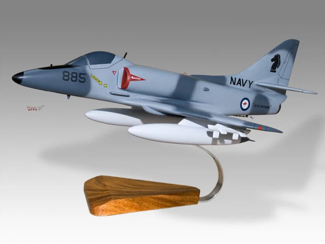 MCDONNELL DOUGLAS A-4G Skyhawk Australian Navy Solid Wood Handmade ...