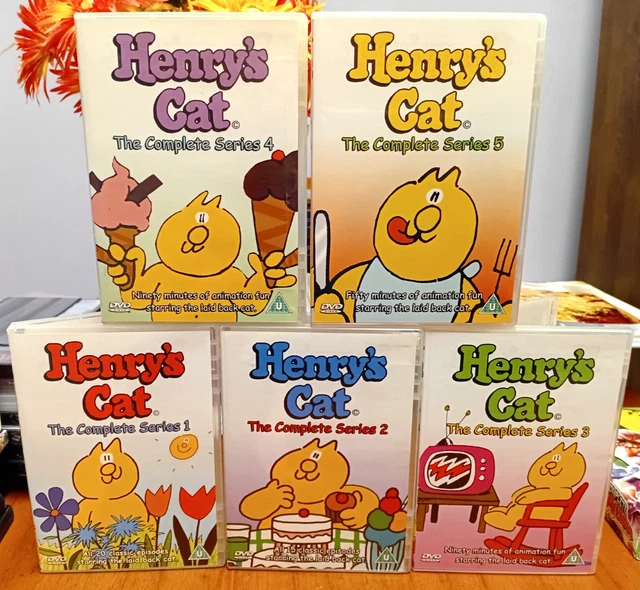 HENRYS CAT ANIMATED Dvd Cartoon Complete Collection 51 Episodes -Nice ...
