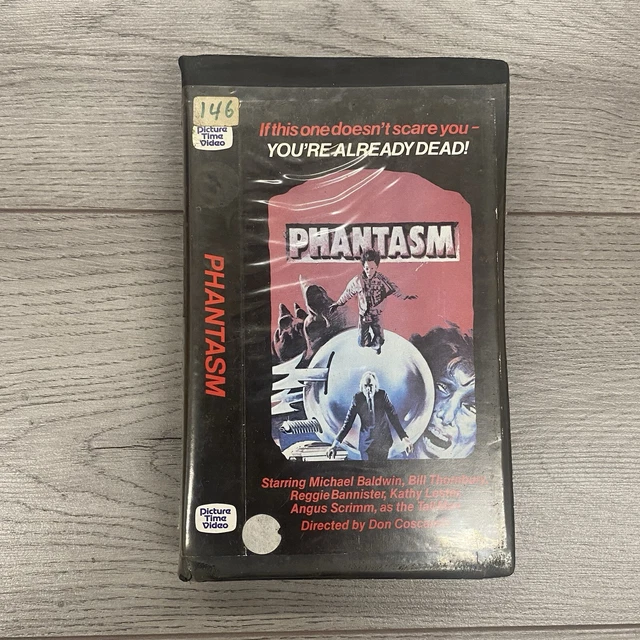 PHANTASM ORIGINAL HORROR VHS Tape Collectible Very Rare Pre Cert Ex ...