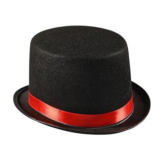 UNISEX COWBOY STAGE Top Hat Shiny Cap Props Halloween Carnivals ...