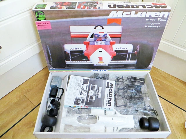 PROTAR 208M &&MCLAREN TAG MP4/2C F1 AUTO, ALAIN PROST"". SELTENER 1:12 ...