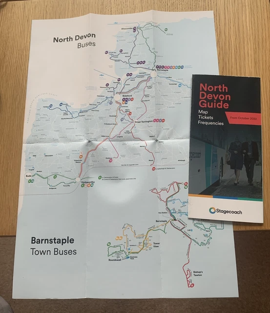 STAGECOACH SOUTHWEST: NORTH Devon Bus Guide: October 2022 edition £1.87 ...