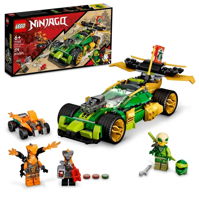 LEGO NINJAGO LLOYD’S Race Car EVO, 71763 Toys for Kids 6 Plus ...