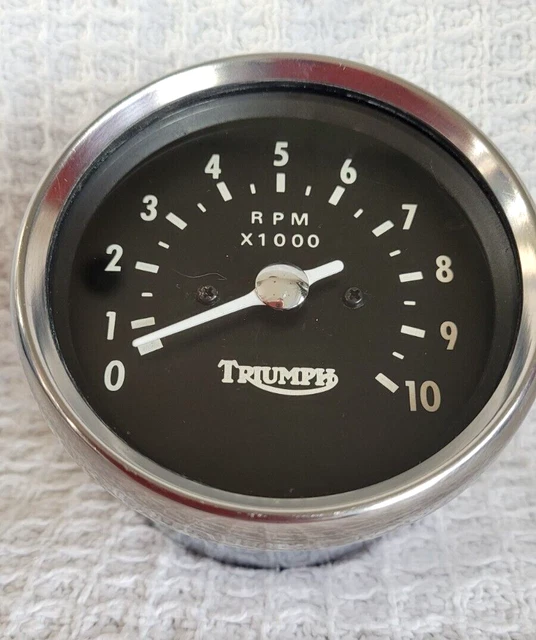 TRIUMPH TR5T TR5 Adventurer Trophy Clock Rev Counter Tachometer Gauge £ ...