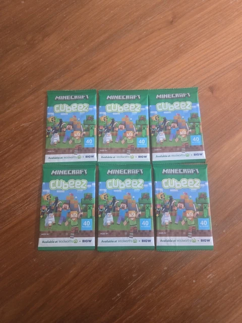 WOOLWORTHS MINECRAFT CUBEEZ Pack - 2025 - New & Sealed - Mine Craft. $2 ...