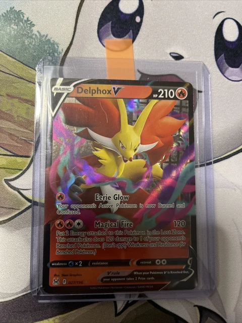 POKÉMON TCG DELPHOX V Sword & Shield - Lost Origin 027/196 Regular ...