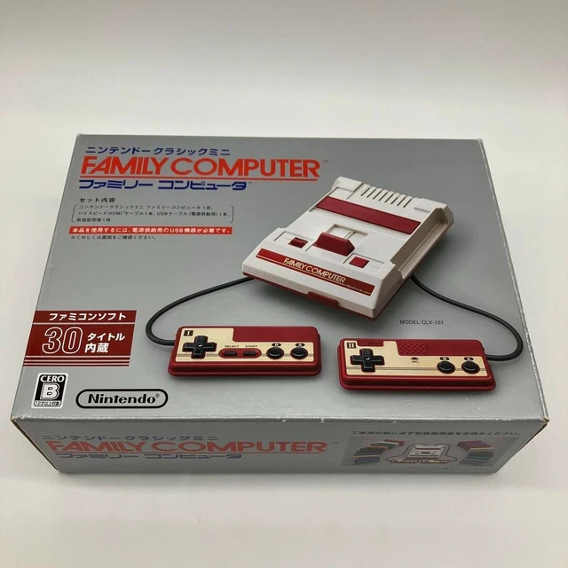 NINTENDO CLASSIC MINI Famicom Console 30 Tittles Family Computer NES ...