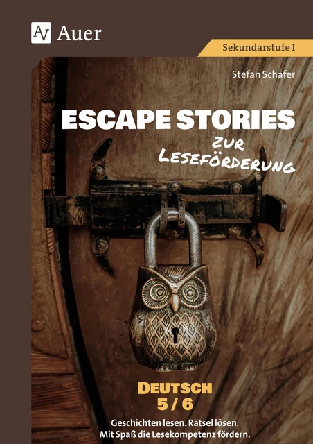 ESCAPE STORIES ZUR Leseförderung Deutsch 5-6, Stefan Schäfer EUR 23,99 - PicClick DE