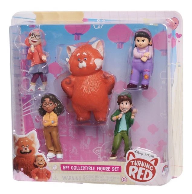 DISNEY PIXAR TURNING Red BFF Collectible Figure Set of 5 New EUR 28,58 ...