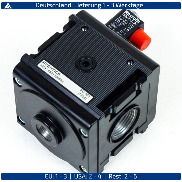 AVENTICS NL6-SOV-G100-SOE-230-SS (R0821300964), 3/2direct. valve ...