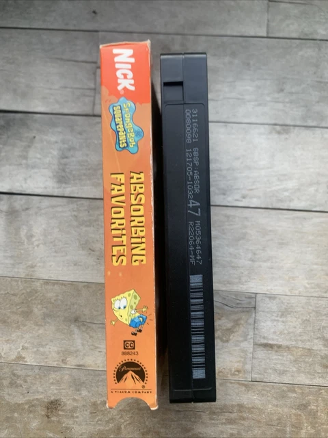 SPONGEBOB SQUAREPANTS - Absorbing Favorites (VHS, 2005) Nick ... SPONGEBOB SQUAREPANTS - Absorbing Favorites (VHS, 2005) Nick ...