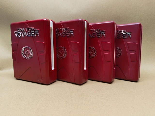 STAR TREK VOYAGER DVD Set Seasons 1, 2, 3 & 5 Collectors' Red Hard Case ...