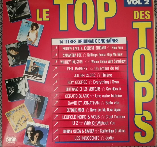LE TOP DES Tops 2 Compil 1987 LP 33T 33 Tours Depeche Mode Whitney ...
