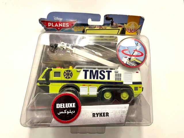 DISNEY PIXAR CARS PLANES FIRE RESCUE RYKER FIRE TRUCK Deluxe Mattel ...