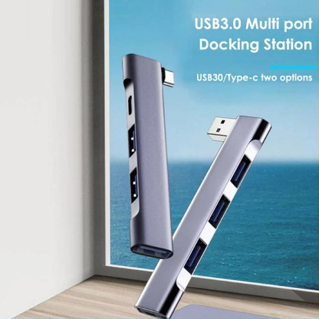 UNIVERSAL SPLITTER DOCKING Station OTG Adapter USB 3.0 USB-C HUB PD ...